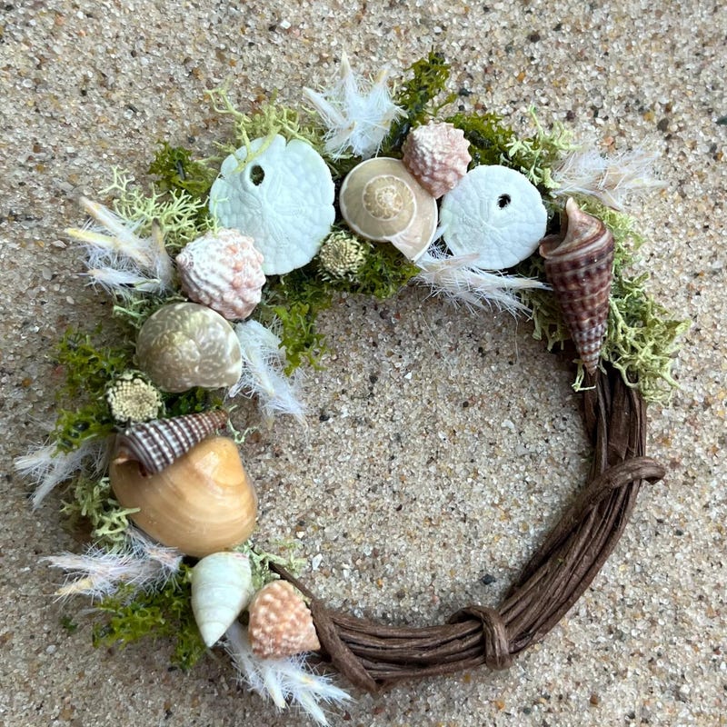 Seashell Wreath - Etsy