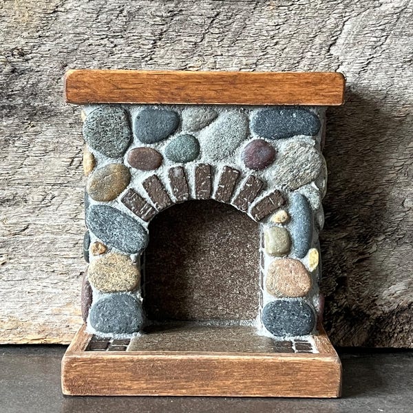 Stone Fireplace - Etsy