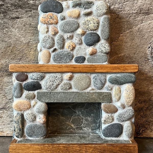 Stone Fireplace - Etsy