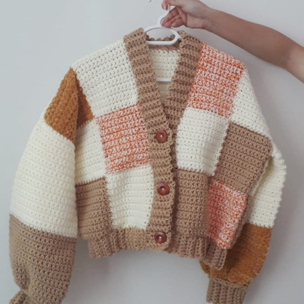 Patchwork Cardigan - Etsy