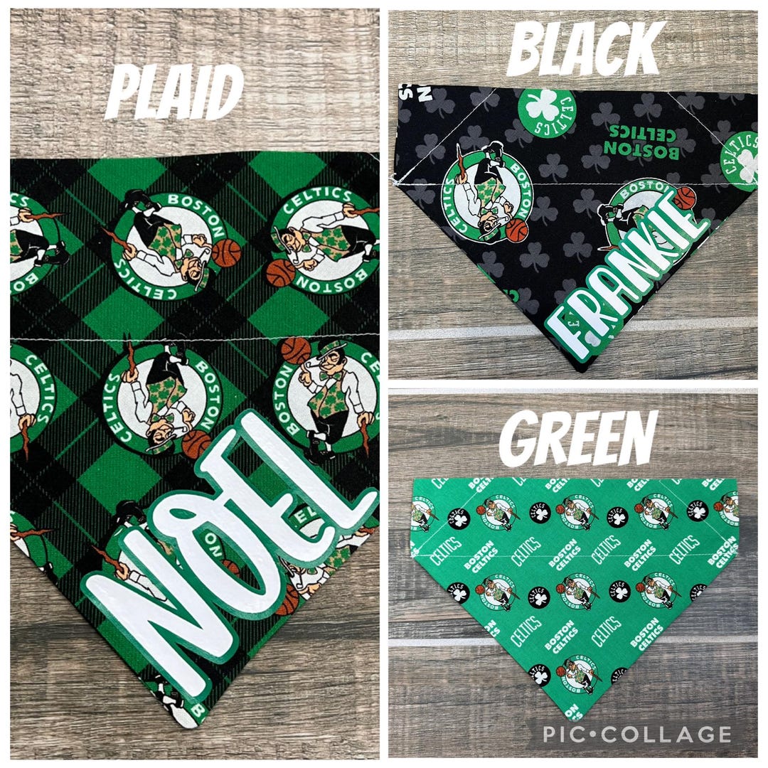 Celtics Personalized Dog Bandana (over the Collar) Basketball Custom ...