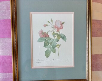 Botanical Rose Print - Etsy