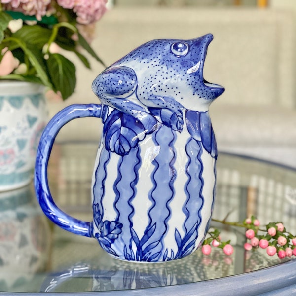Frog Pitcher - Etsy