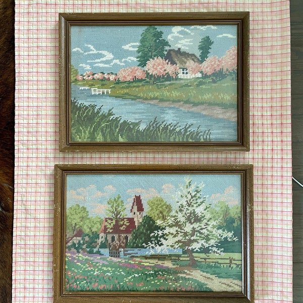 Vintage Needlepoint - Etsy