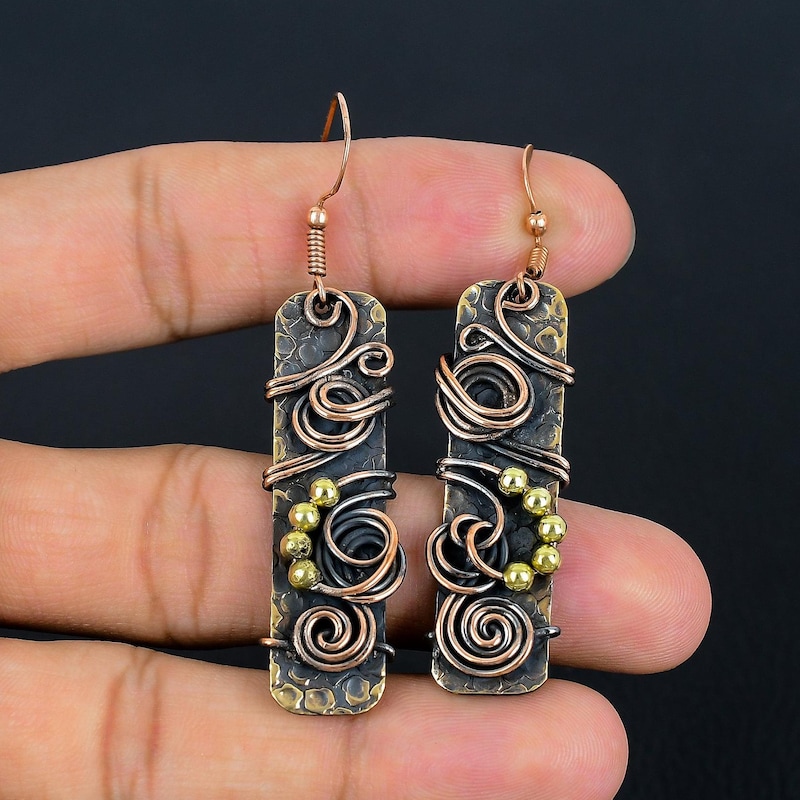 Copper Hand Spiral - Etsy