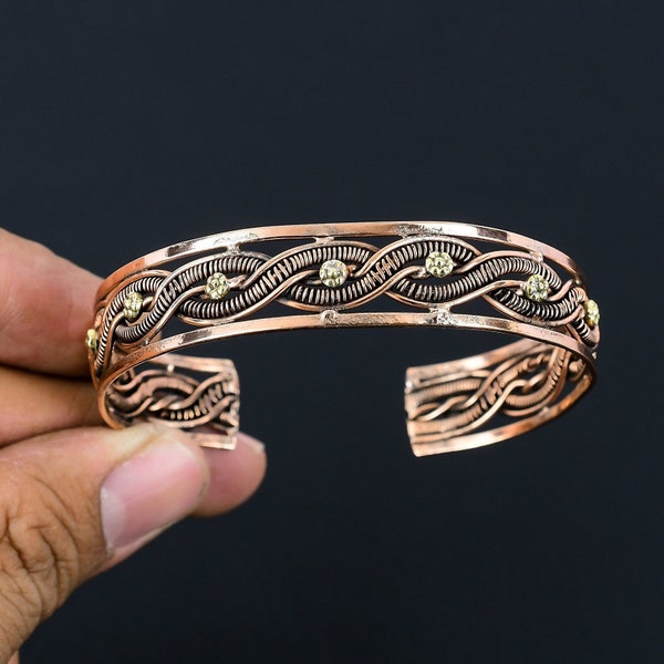 Wire Wrapped Cuff - Etsy