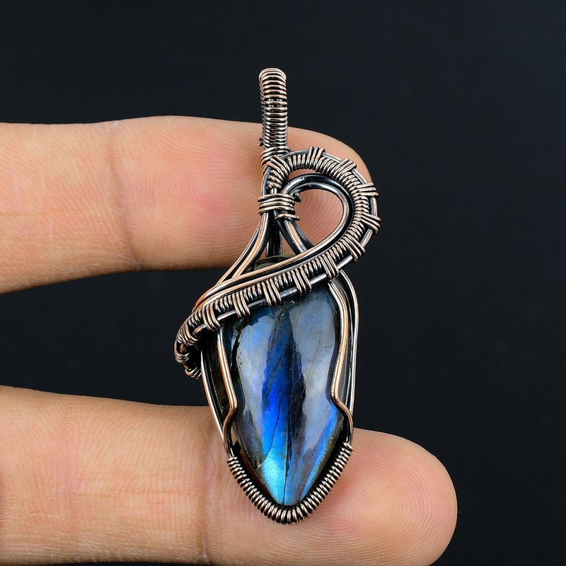 Wrapped Pendant - Etsy