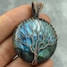 Tree of Life Labradorite Pendant Copper Wire Wrapped Pendant ...