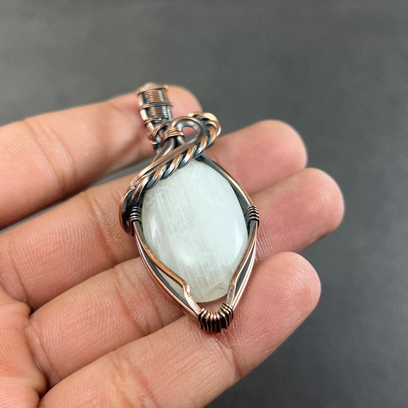 Beautiful Handmade Moonstone Wire Wrapped Pendant Moonstone - Etsy