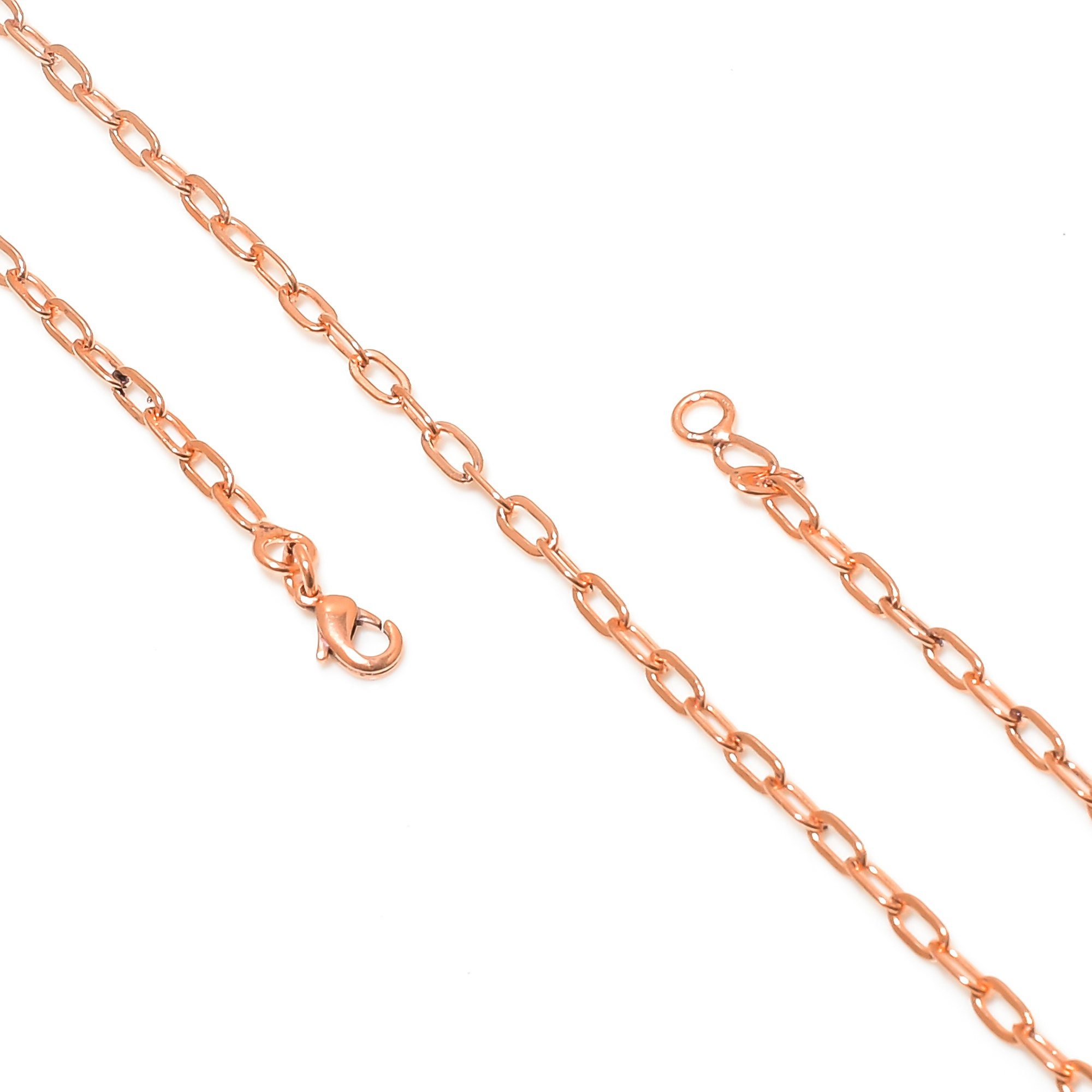 Solid Copper Link Chain, 100 % Oxidized Copper Chain Necklace, Top ...
