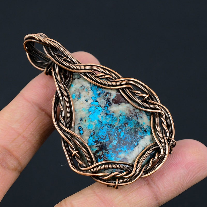 Azurite Jewelry - Etsy