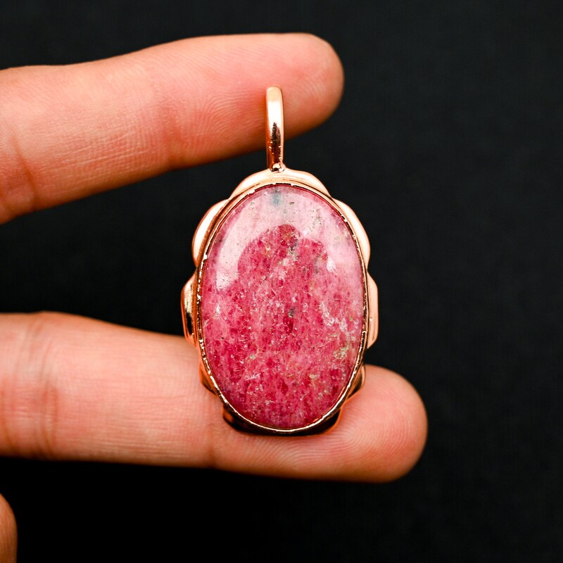 Rhodonite Jewelry - Etsy