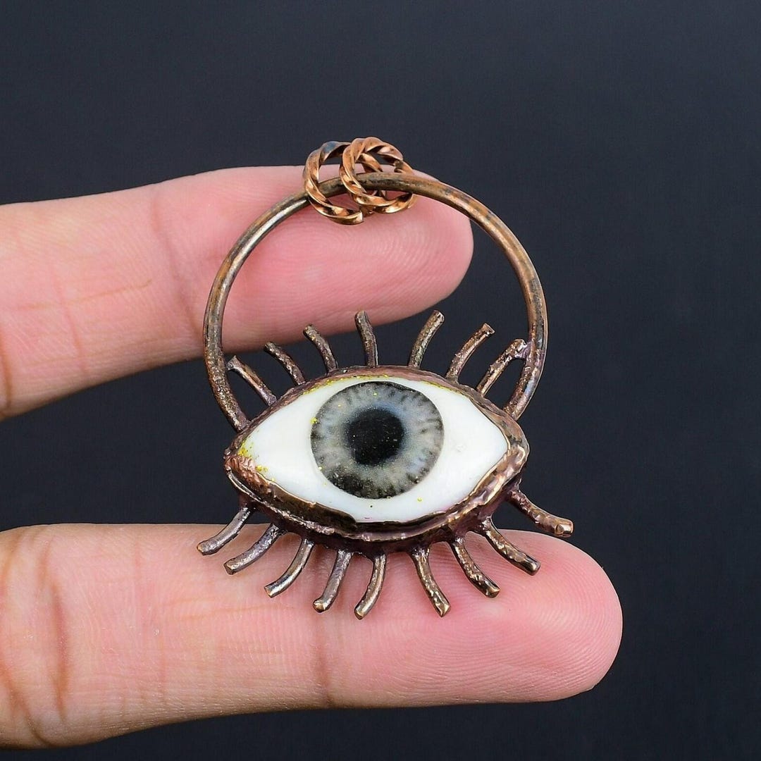 Grey Color Eye Pendant, RA ONE Eye, Realistic Acrylic Human Eye Pendant ...