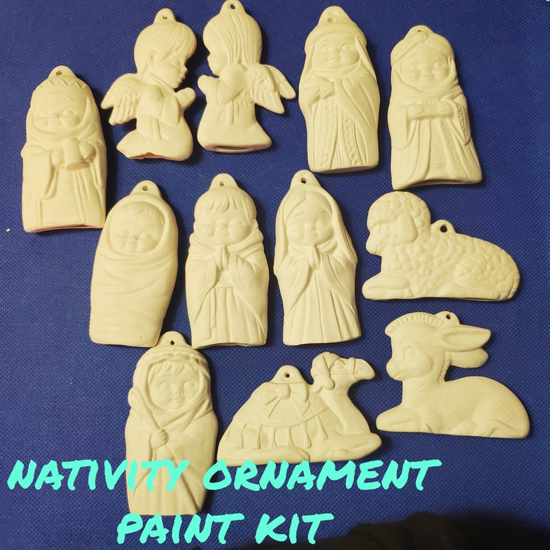 Ceramic Nativity Set - Etsy