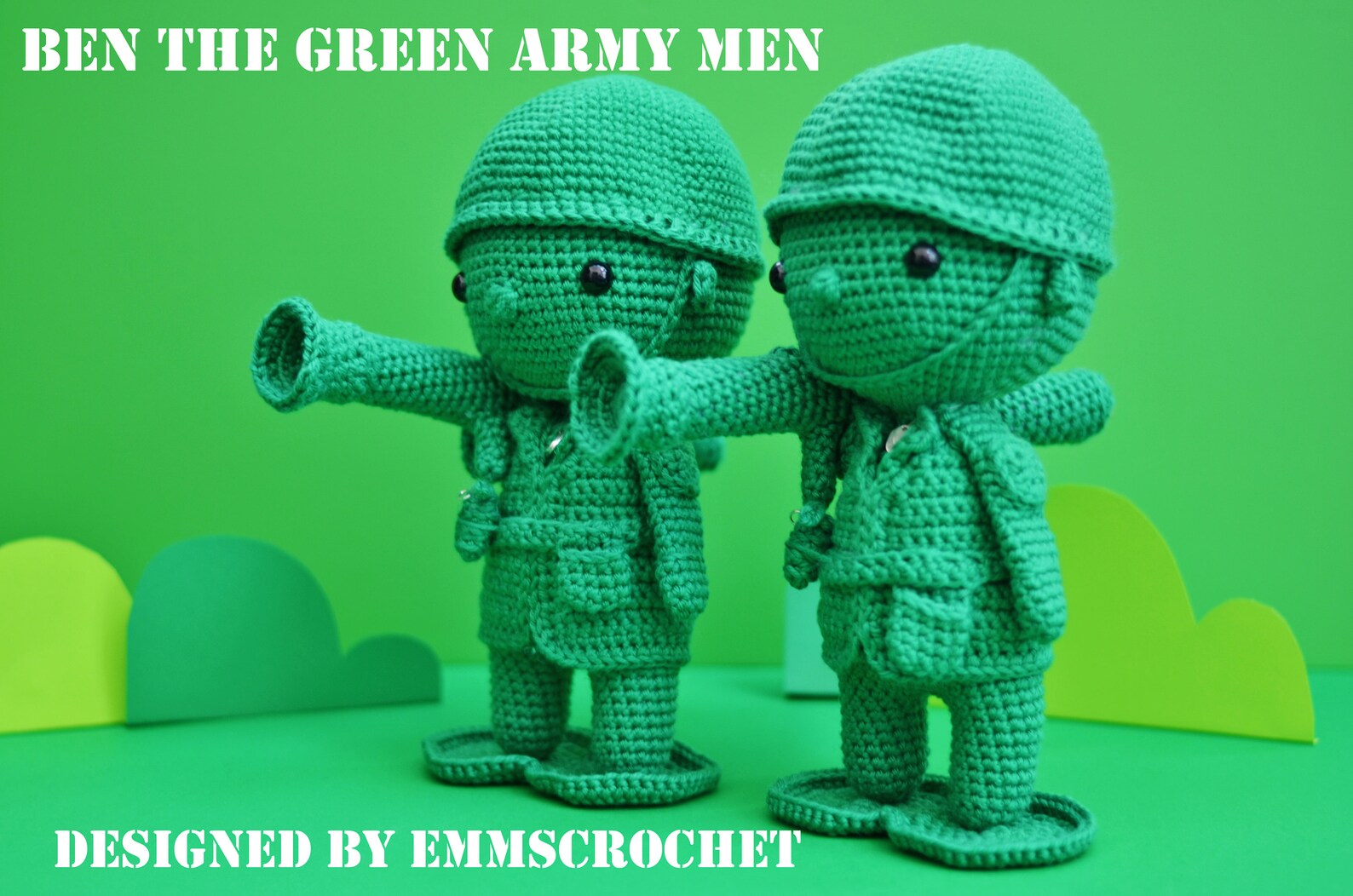 Pattern Ben the Green Army Men With Paratrooper Add On - Etsy