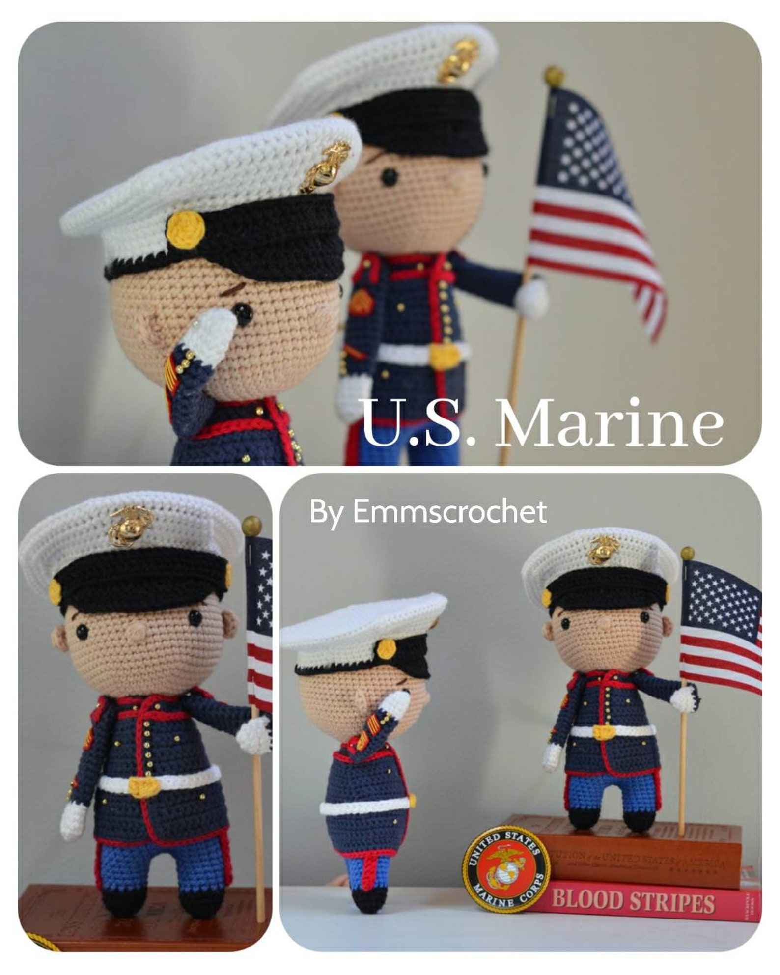 Pattern U.S. Marine - Etsy