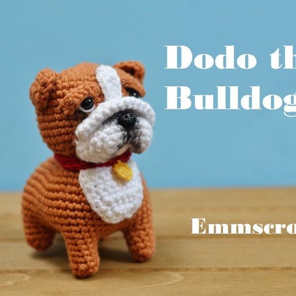 Bulldog Knitting Pattern - Etsy