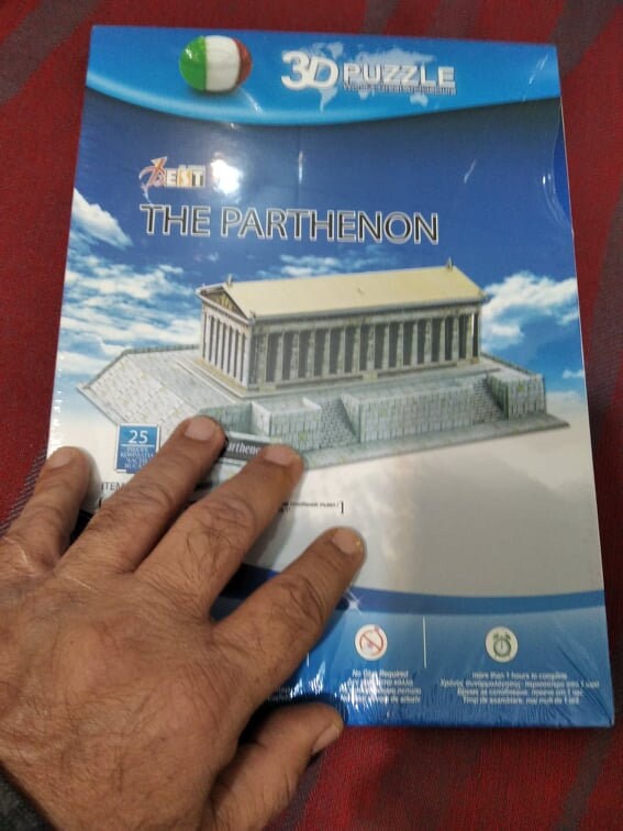 Greek 3D Puzzle Parthenon Acropolis Athens Greece Kids | Etsy