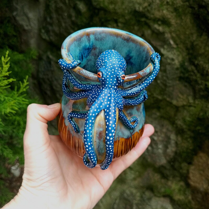 Octopus Mugs - Etsy