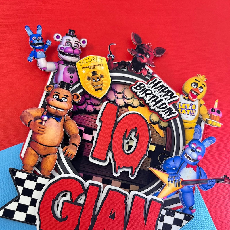 Five Nights at Freddys Cake - Etsy