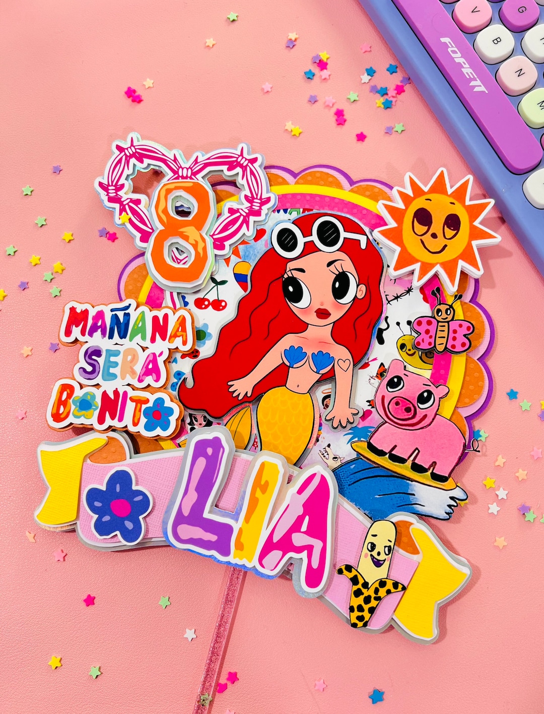 Karol G Cake Topper Mañana Sera Bonito Cake Topper Mañana - Etsy