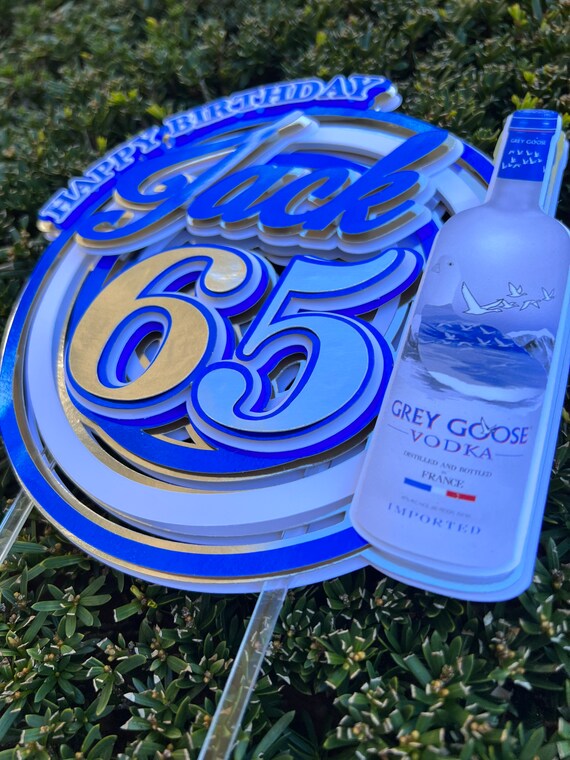 Grey Goose Bottle Cake