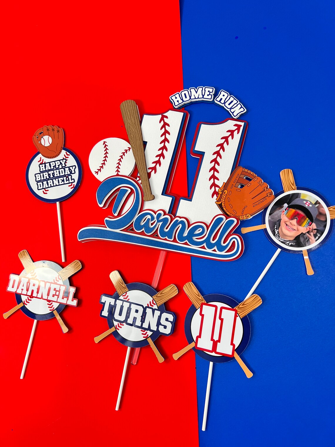 Baseball Cake Topper, Beisbol Cake Topper, Personalized Baseball Cake ...