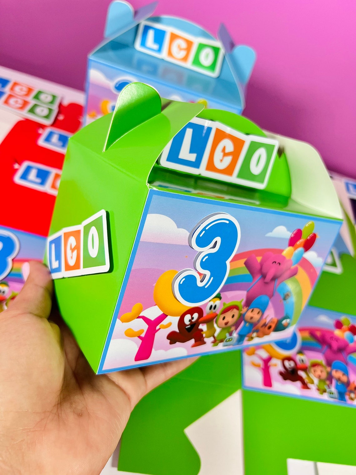 Pocoyo Personalized Boxes Boy Pocoyo Candy Box Girl Pocoyo - Etsy