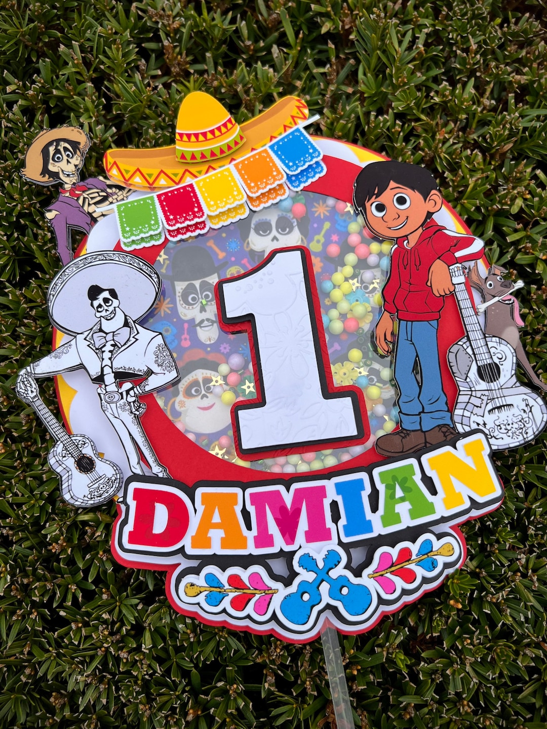 Inspired Coco Disney Cake Topper Coco Mexico Cake Topper - Etsy