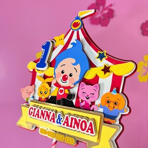 Inspired Plim Plim Caketopper, Plimplim Cake Topper, Plim Plim Goodie ...