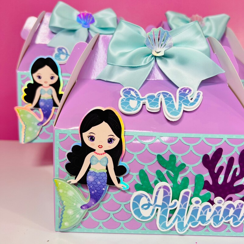 Mermaid Party Boxes - Etsy