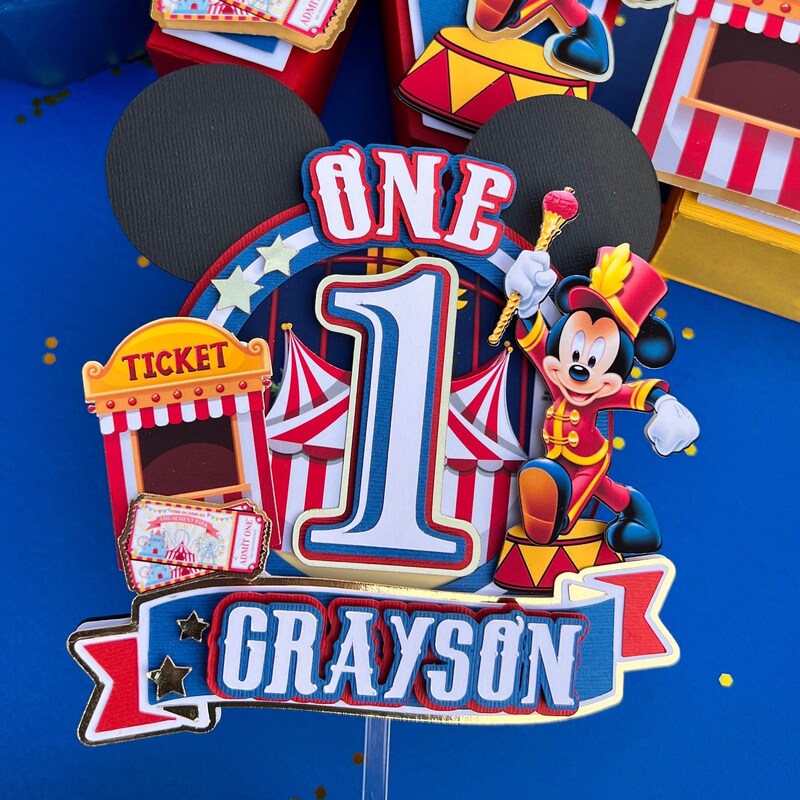 Mickey Mouse Circus - Etsy