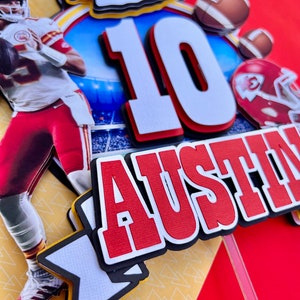 Kansas City Cake Topper, Patrick Mahomes Cake Topper, Kansas Cake ...