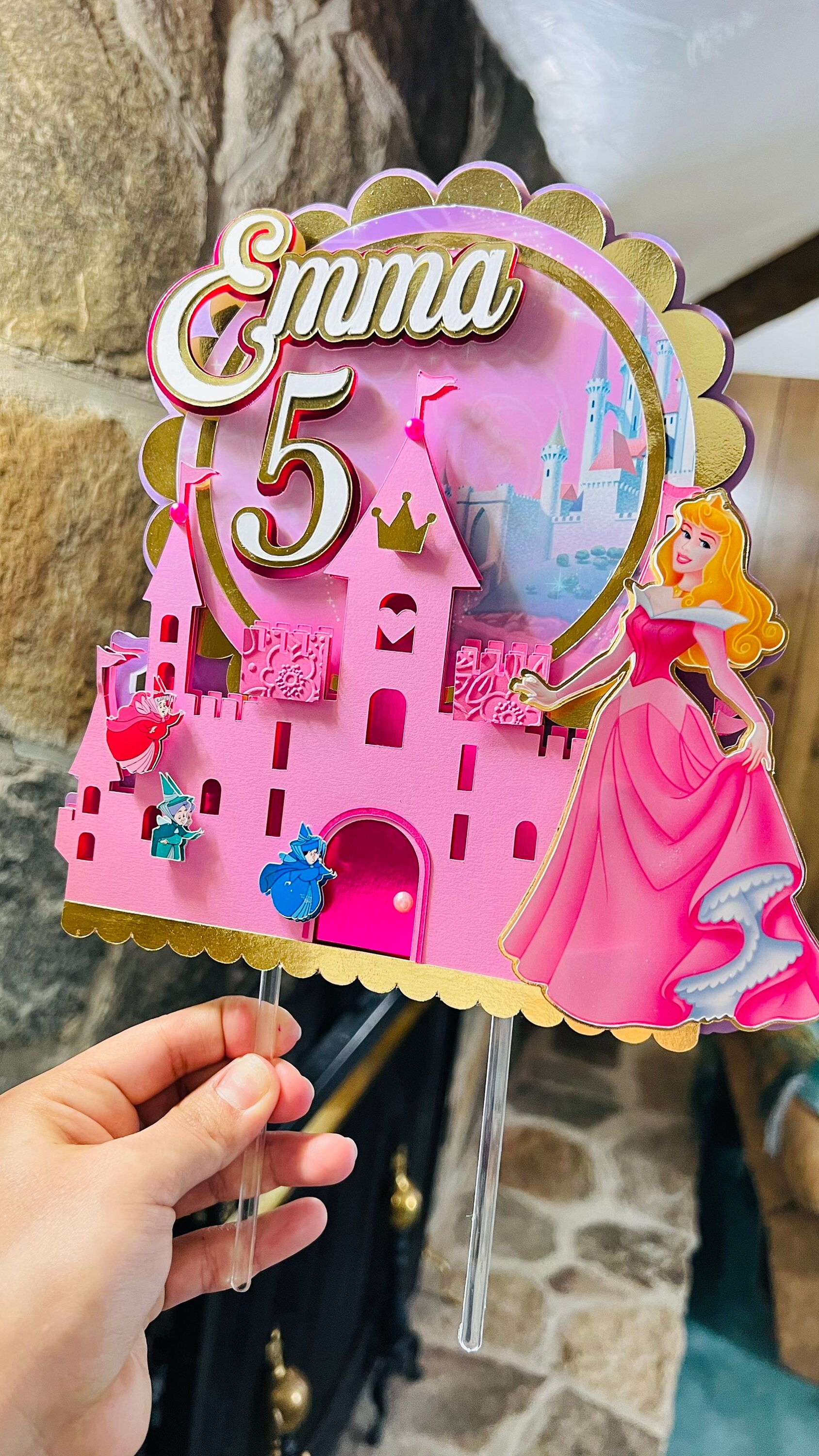 Sleeping Beauty Cake Topper Bella Durmiente Cake Topper - Etsy