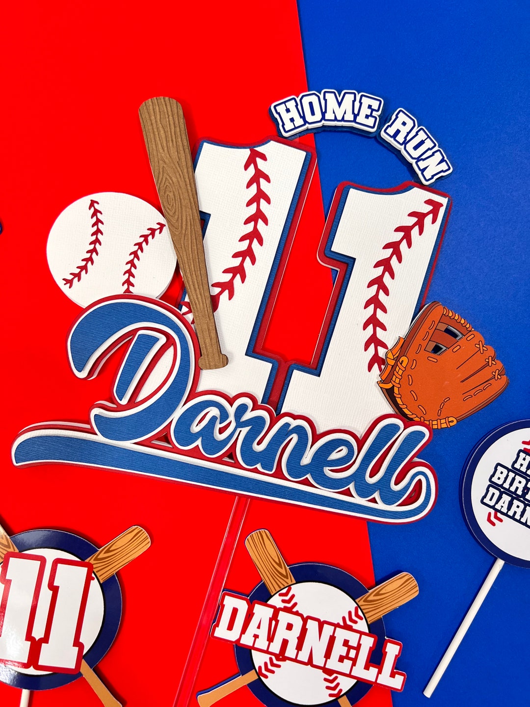 Baseball Cake Topper Beisbol Cake Topper Personalized - Etsy