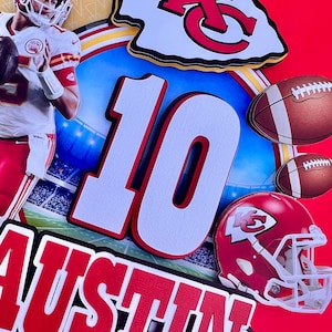 Kansas City Cake Topper, Patrick Mahomes Cake Topper, Kansas Cake ...