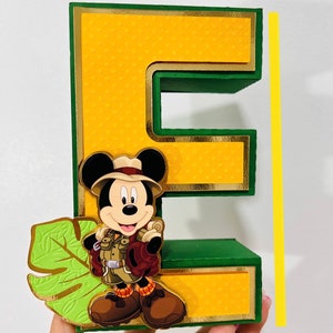 Mickey Safari Inspired 3D Letters, Caprisun Labels, One 3D Letters ...