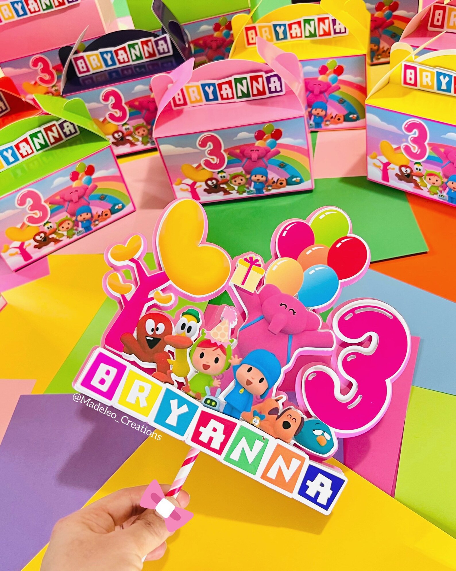 Pocoyo Personalized Boxes Boy, Pocoyo Candy Box Girl, Pocoyo Favor ...