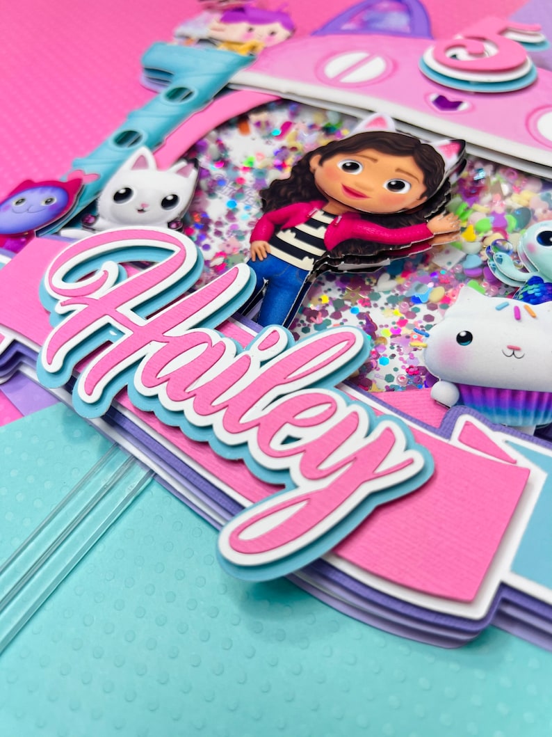 Gabby Doll House Cake Topper Inspired Gabby Doll House Party - Etsy