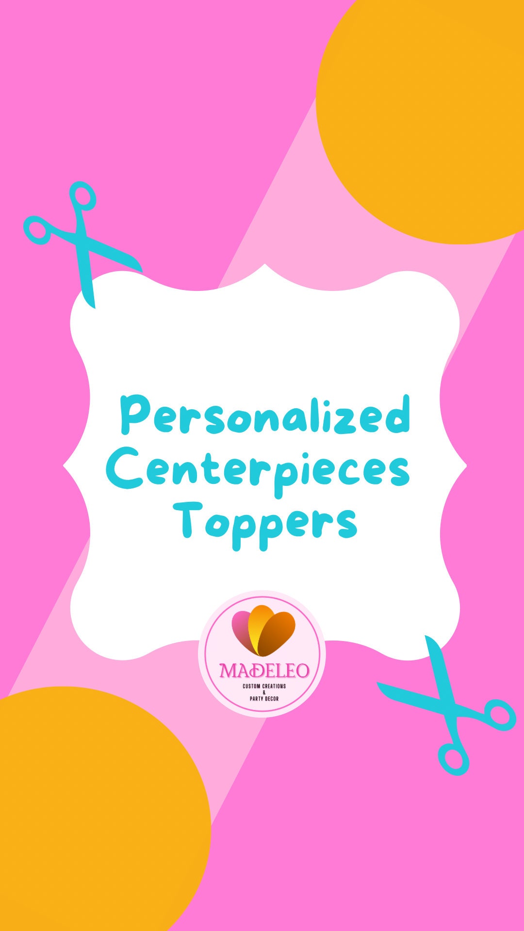 Personalized Centerpiece Toppers, Custom Centerpiece Sticks Topper - Etsy