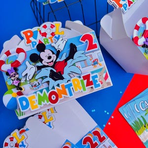 Inspired Mickey Mouse Pool Party 3d Letters, Mickey Pool Party Topper ...