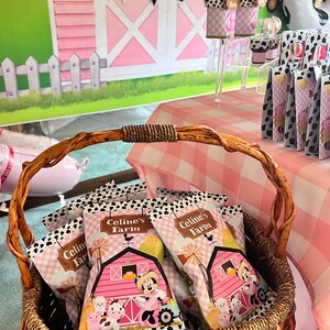 Minnie Mouse Farm Cake Topper, , Mickey Mouse Farm, Minnie Mouse Cake ...