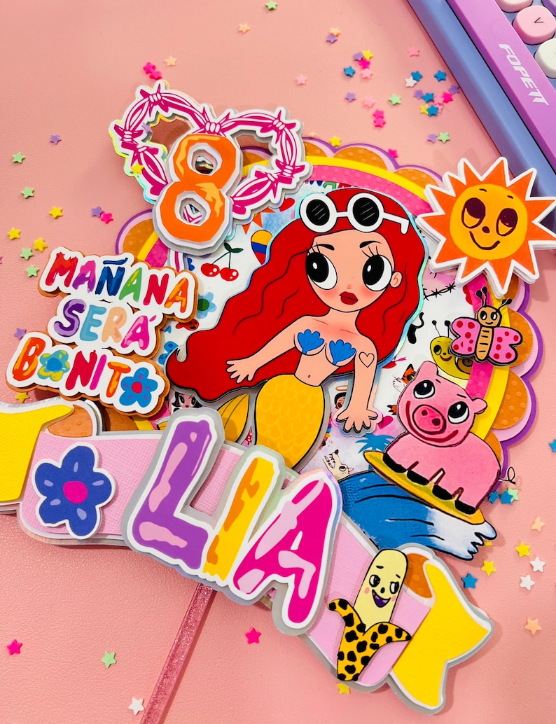 Karol G Cake Topper, Mañana Sera Bonito Cake Topper, Mañana Sera Bonito ...