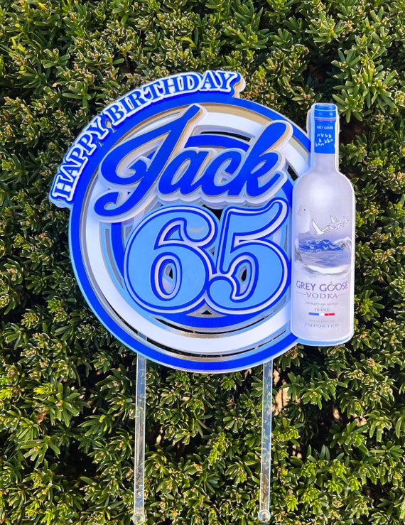 Grey Goose Cake 21st Birthday Bottle Cake | This Is My Custom Version