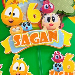 Wheres Chicky Cake Topper, Chicky Cake Topper, Donde Está Chicky, Farm ...