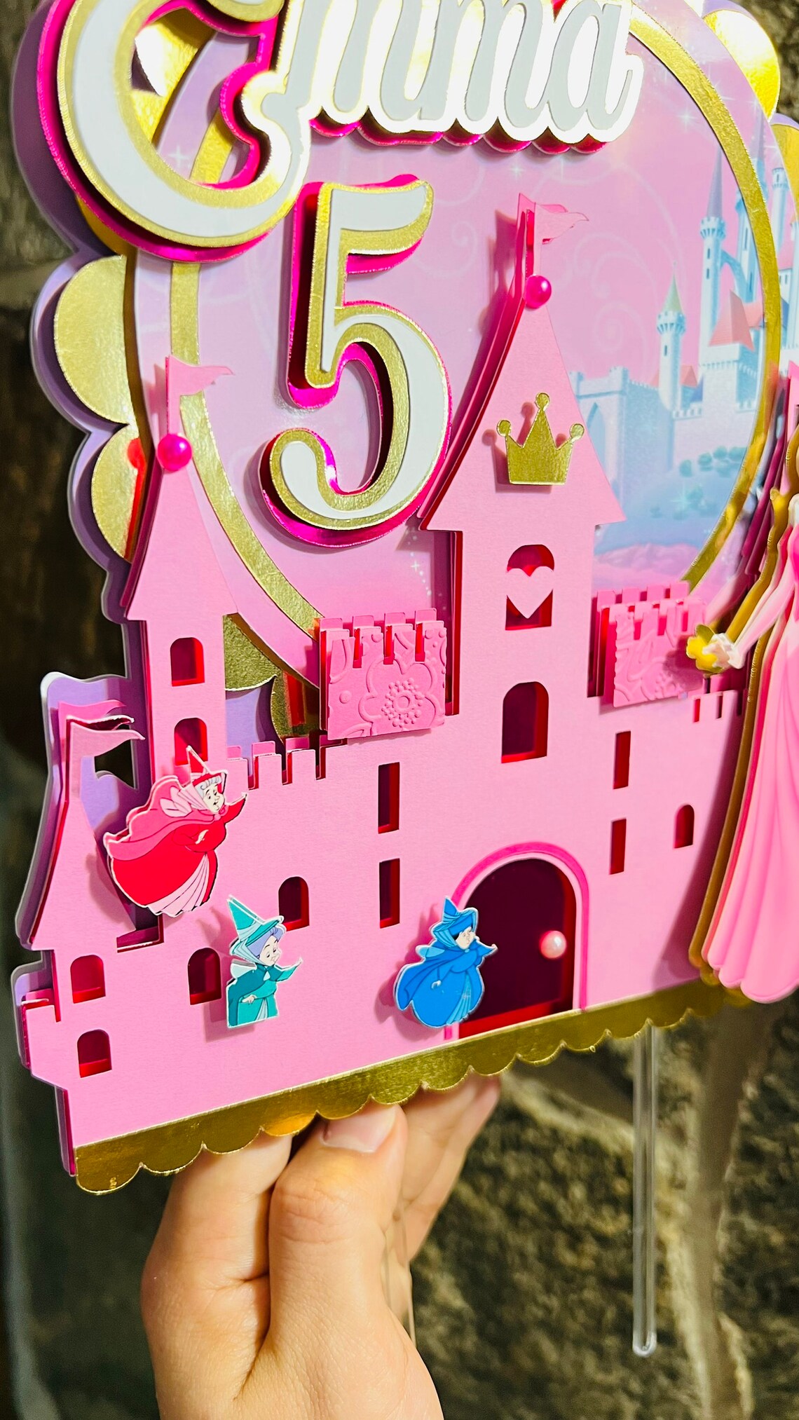 Sleeping Beauty Cake Topper Bella Durmiente Cake Topper - Etsy