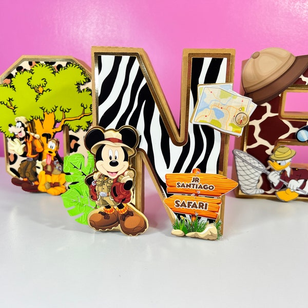 Safari Letters - Etsy