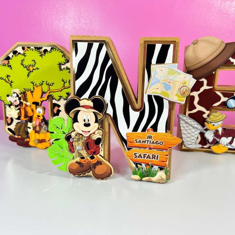 Safari Letters - Etsy