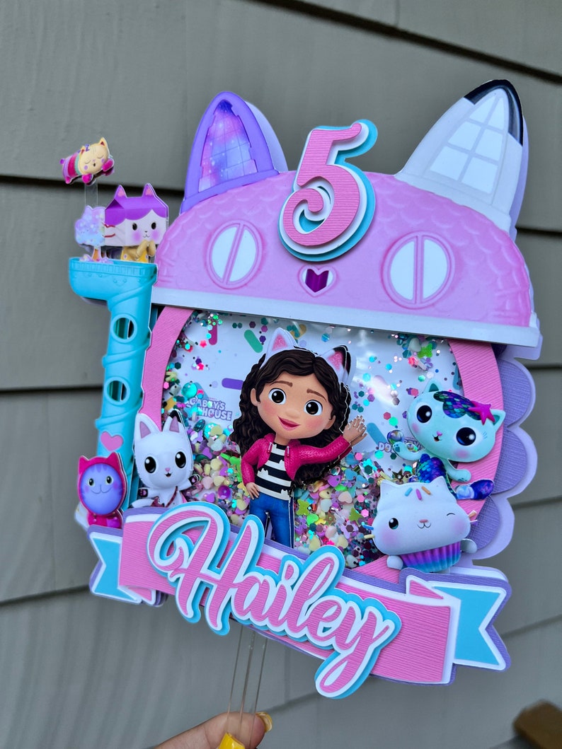 Gabby Doll House Cake Topper Inspired Gabby Doll House Party - Etsy