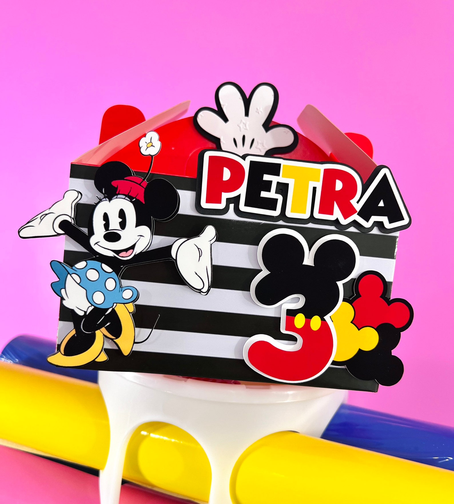 Minnie Mouse Boxes Inspired Minnie Mouse Vintage Party - Etsy